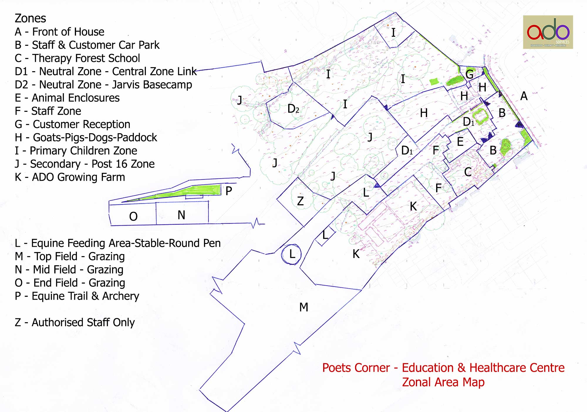 River Valley Map & Zone Plan